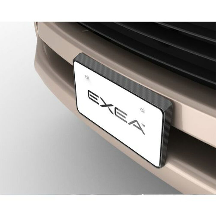 星光産業 車外用品 ナンバーフレーム EXEA エクセア ナンバーベース カーボン EX-206 ブランド品