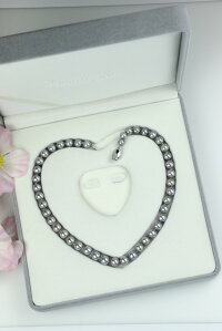 【楽天市場】【マラソンSALE対象商品】つやたま 本真珠 パールネックレス シルバーカラー 本真珠ネックレス8.5-9mm ハートキーパー ...