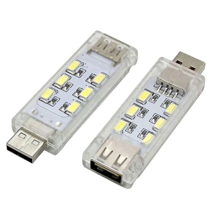 タッチスイッチ搭載 USBメモリー型 3LEDライト 昼白色 USBライト バルク品 USBメモリではありません 激安超特価