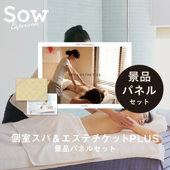 sow experience 個室スパ&エステチケット - その他