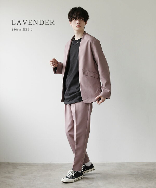 セットアップ メンズ TR ジャケット パンツ ワイドパンツ 2点セット オーバーシルエット 正規品スーパーSALE×店内全品キャンペーン