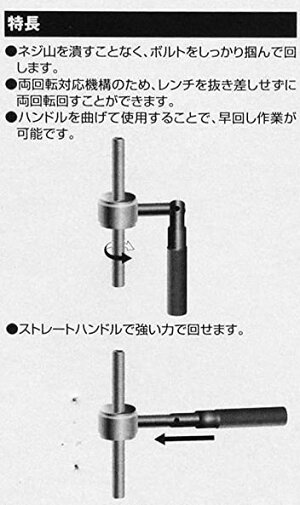 【楽天市場】SK11 全ネジレンチ DVC-03ZN W3/8(3分) 寸切り 吊りボルト ラチェットレンチ 電工：S．S．N