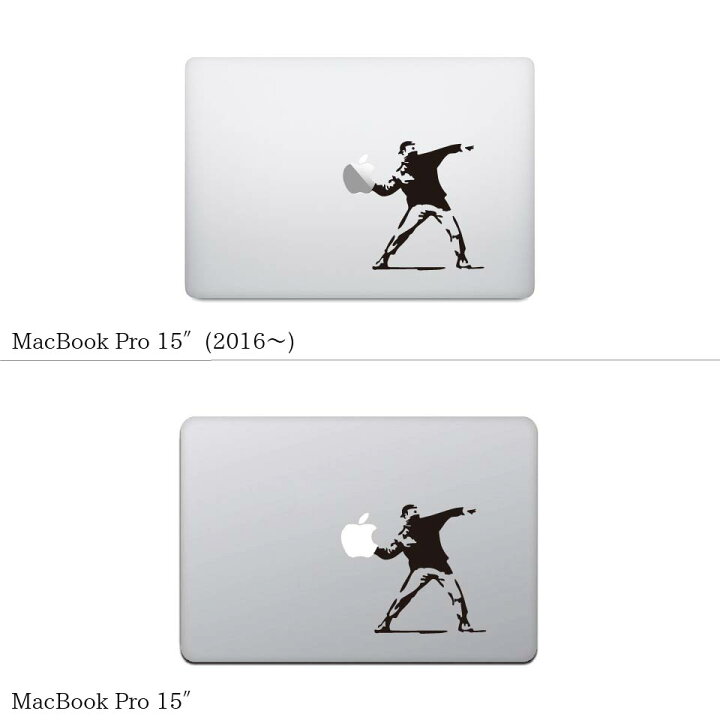MacBook Air Pro マックブック ステッカー シール バンクシー モロトフ ガイ Banksy Molotov Guy 70％以上節約