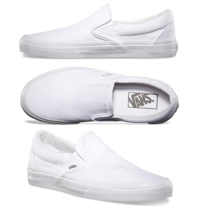 【楽天市場】バンズ シューズ クラシックスリッポン 白【送料無料！即納】VANS Shoes CLASSIC SLIP-ON True ...