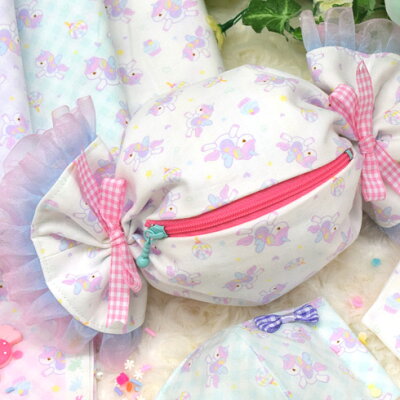 【楽天市場】「 パステルスイートユニコーン ～design by piroko_hm 」 生地 アニマル かわいい：かわいい生地 スイート・ハート