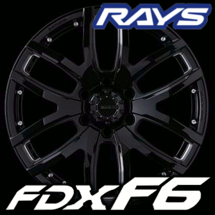 RAYS TEAM DAYTONA FDX F6 8.5J-20インチ 22 6H PCD139.7 KZ ホイール4本セット レイズ チームデイトナ 【当店一番人気】