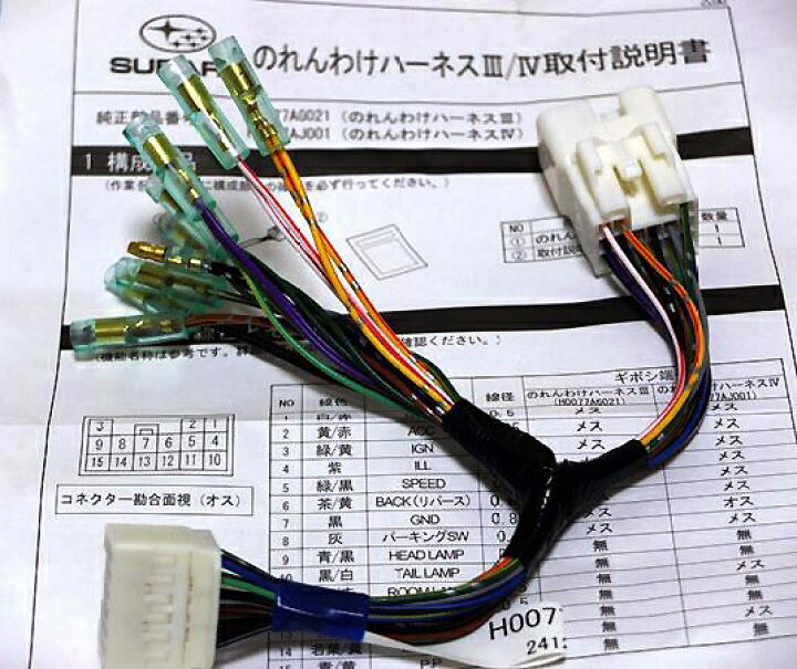 84981VA130テールランプハーネスレヴォーグ VM VAB用純正パーツ 純正部品 公式の店舗
