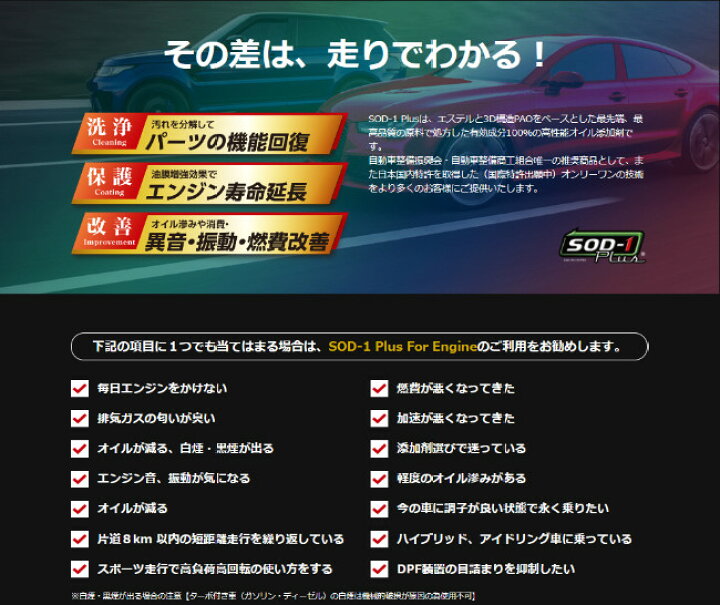 D1ケミカル SOD-1 FuelG フューエルジー ガソリン燃料添加剤 150ml バーゲンで