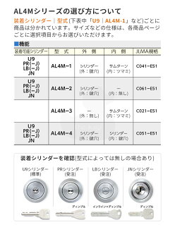 【楽天市場】MIWA 本締電気錠 U9 AL4M-1 フロント平型 外側：シリンダー／内側：サムターン U9シリンダー仕様 キー3本付【AL4Mシリーズ(AL3M後継機種) メンテナンス部品 ...