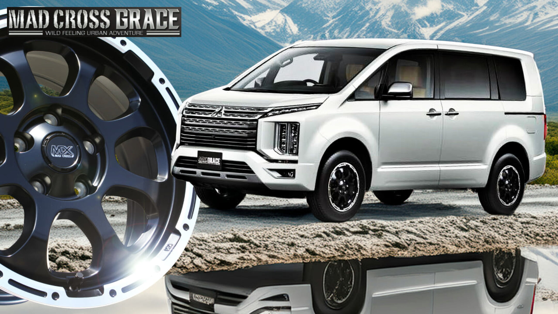 楽天市場 | タイヤスクエアミツヤ - HOTSTUFF MAD CROSS GRACE マッドクロスグレイス ホイール