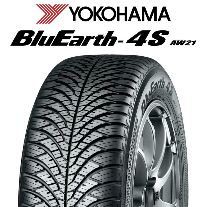 YOKOHAMA R4440 BluEarth-4S AW21 オールシーズンタイヤ ヨコハマ 225/60R18 KOSEI QGC800B QRASIZ GC36F クレイシズ ホイール ...