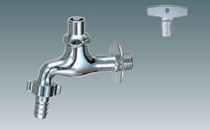 価格.com - LIXIL INAX キー式カップリング付横水栓(逆止弁付) LF-15G-13-CV (水栓金具) 価格比較