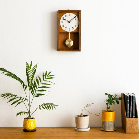【楽天市場】シャンブル CHAMBRE HINOKI PENDULUM CLOCK CAFE BROWN CH-033BR 静か 音がしない 木製 クロック 壁掛け時計 おしゃれ 壁掛け時計 ...