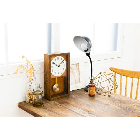 【楽天市場】シャンブル CHAMBRE HINOKI PENDULUM CLOCK CAFE BROWN CH-033BR 静か 音がしない 木製 クロック 壁掛け時計 おしゃれ 壁掛け時計 ...