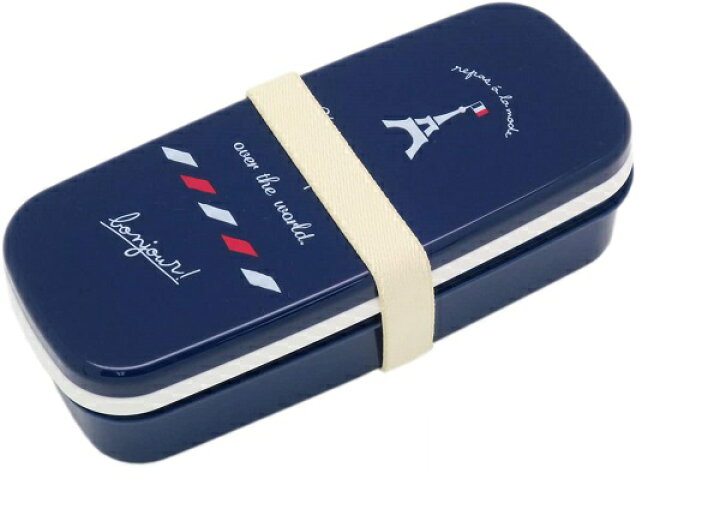 【おすすめ】 ランチボックス お弁当箱 2段 640ml 抗菌 箸付 ベルト付 猫 女子 男子 おしゃれ レンジ対応 食洗機対応 日本製 OSK black cat PW-28K ホワイト ...