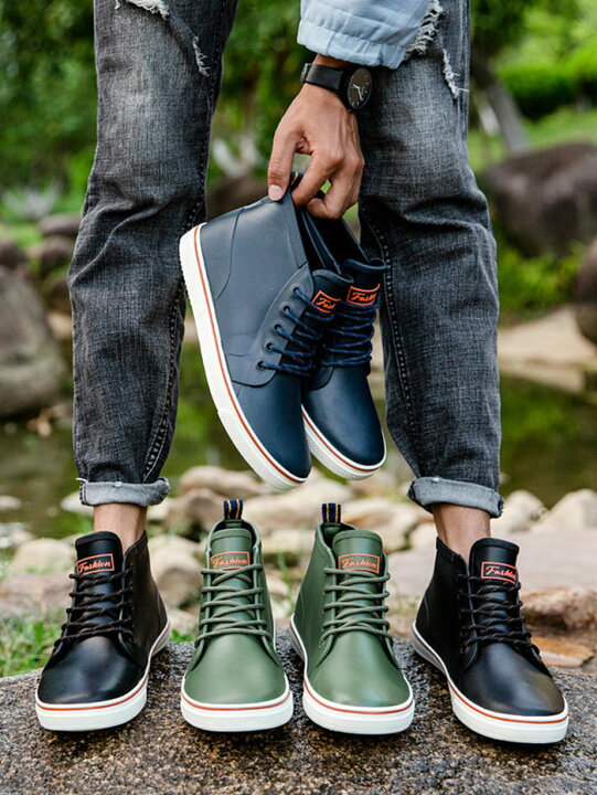 【本物保証】 メンズ ショート レインブーツ レインシューズ new 長靴 おしゃれ 軽量 滑り止め 防水 雨晴兼用 weblaboratory.jp