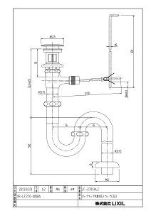 価格.com - LIXIL INAX ポップアップ式排水Sトラップ(排水口カバー付) LF-270SALC (水栓金具) 価格比較