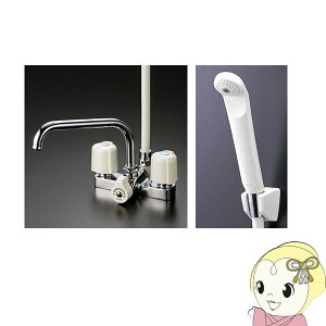 価格.com - KVK デッキ形2ハンドルシャワー 240mmパイプ付 KF14ER2 (水栓金具) 価格比較