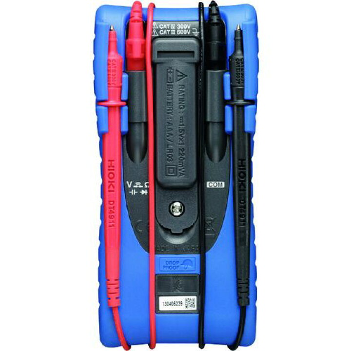 日置電機 DT4222 デジタルマルチメータ (HIOKI) ＜付属品＞テストリードDT4911、ホルスタ(本体装着)、取扱説明書、単4形 ...