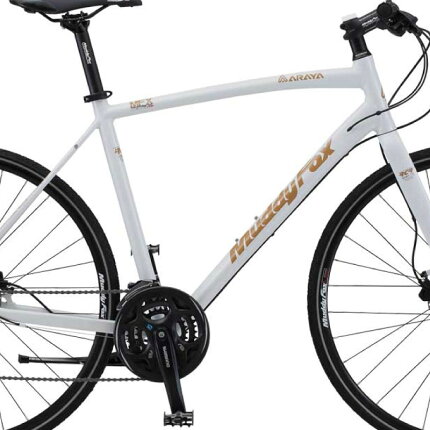 【楽天市場】クロスバイク 2020 ARAYA アラヤ MFX Muddy Fox Xross マディ フォックス クロス パールホワイト 24段変速 700C 油圧ディスクブレーキ：自転車館びーくる