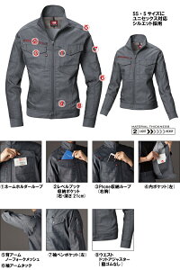 【楽天市場】バートル（BURTLE） ジャケット（ユニセックス） 7041(M～3L)＆カーゴパンツ 7042(S～3L) セット（上下同色） 春夏用作業服 作業着 作業ズボン 取寄 ...