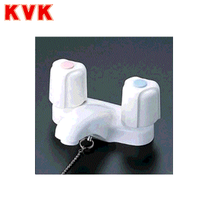 価格.com - KVK 洗面用2ハンドル混合栓(ゴム栓付) KM66 (水栓金具) 価格比較