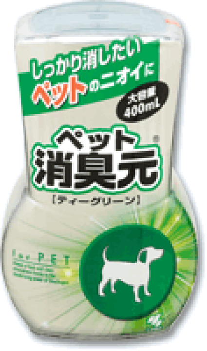 消臭元ペット用 消臭芳香剤 部屋用 ペット臭に効くティーグリーン 400ml 小林製薬 消臭 芳香 部屋 ペット 【受注生産品】