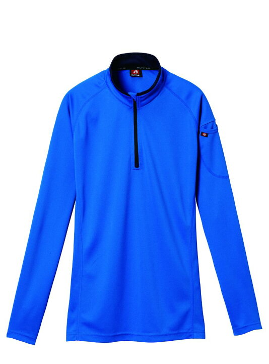 burtle 413 バートル 長袖ジップシャツ 作業服 作業着 仕事着 かっこいい ワークウェア 制服 大人女性の