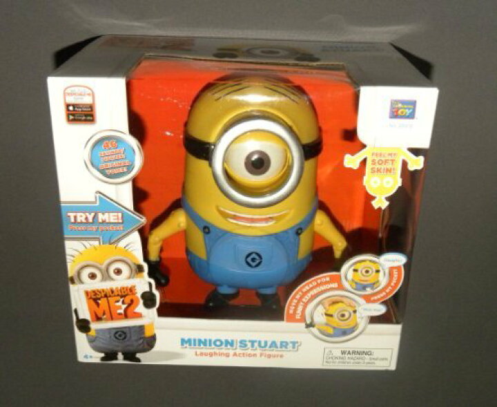 Minion Stuart Laughing Action Figure