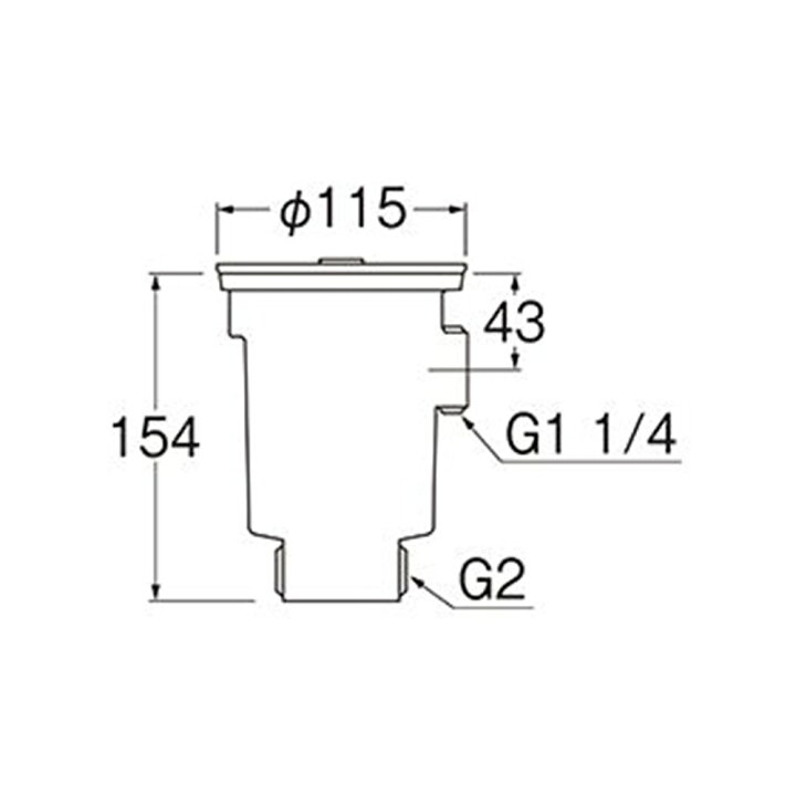 三栄水栓 SANEI 流し排水栓 H6550