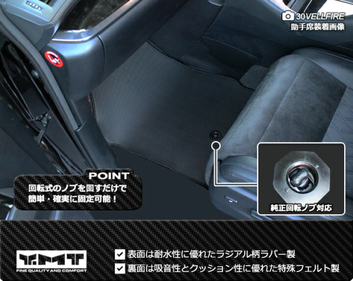 YMT 30系アルファード ガソリン車 S-Cパッケージ カーボン調ラバー 2NDM 3RD 2列目通路マット 30AL-CB-2ND3RD-S-C7 登場大人気アイテム