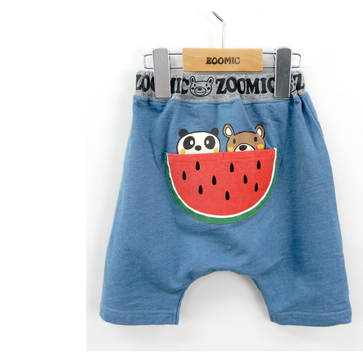 子供服 ボトムス ハーフパンツ 男の子 ズーミック スポーツ メッシュ ポケット 3分丈 パンツ 80cm 90cm 95cm 100cm 110cm 120cm 130cm ZOOMIC ...